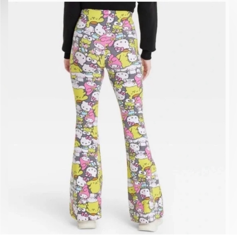 Hello Kitty And Friends Sanrio Flare Leggings Sz Xl - Gem